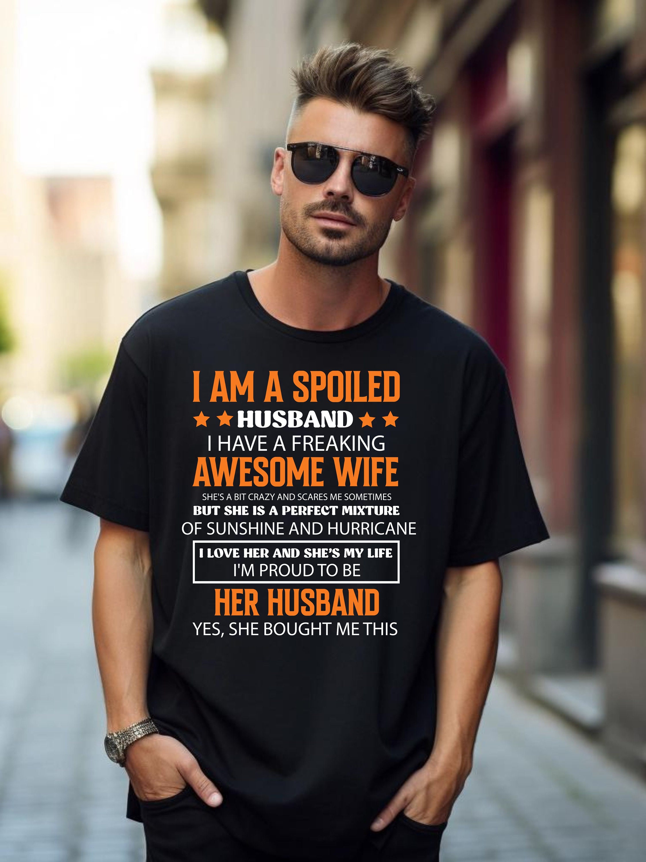 I Am a Spoiled Husband, Awesome Wife SVG, PNG, PDF, Jpeg, T-shirt ...