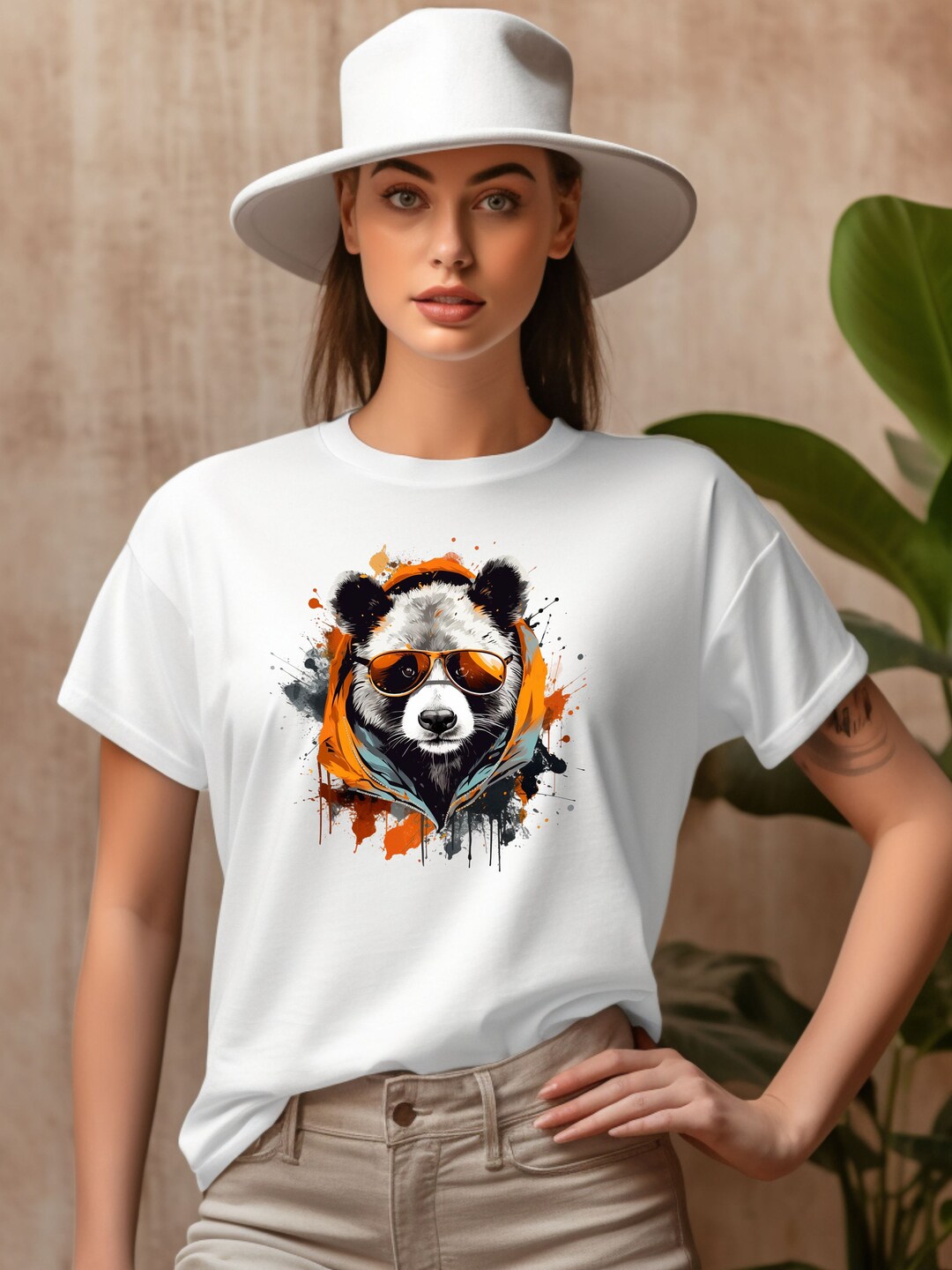 Hip Hop Panda Png, T-shirt Designs, Panda Sublimate Designs, Urban ...