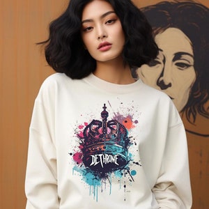 Crown Dethrone SVG Bundle | Royal Crown SVG, Dethrone Png - Etsy