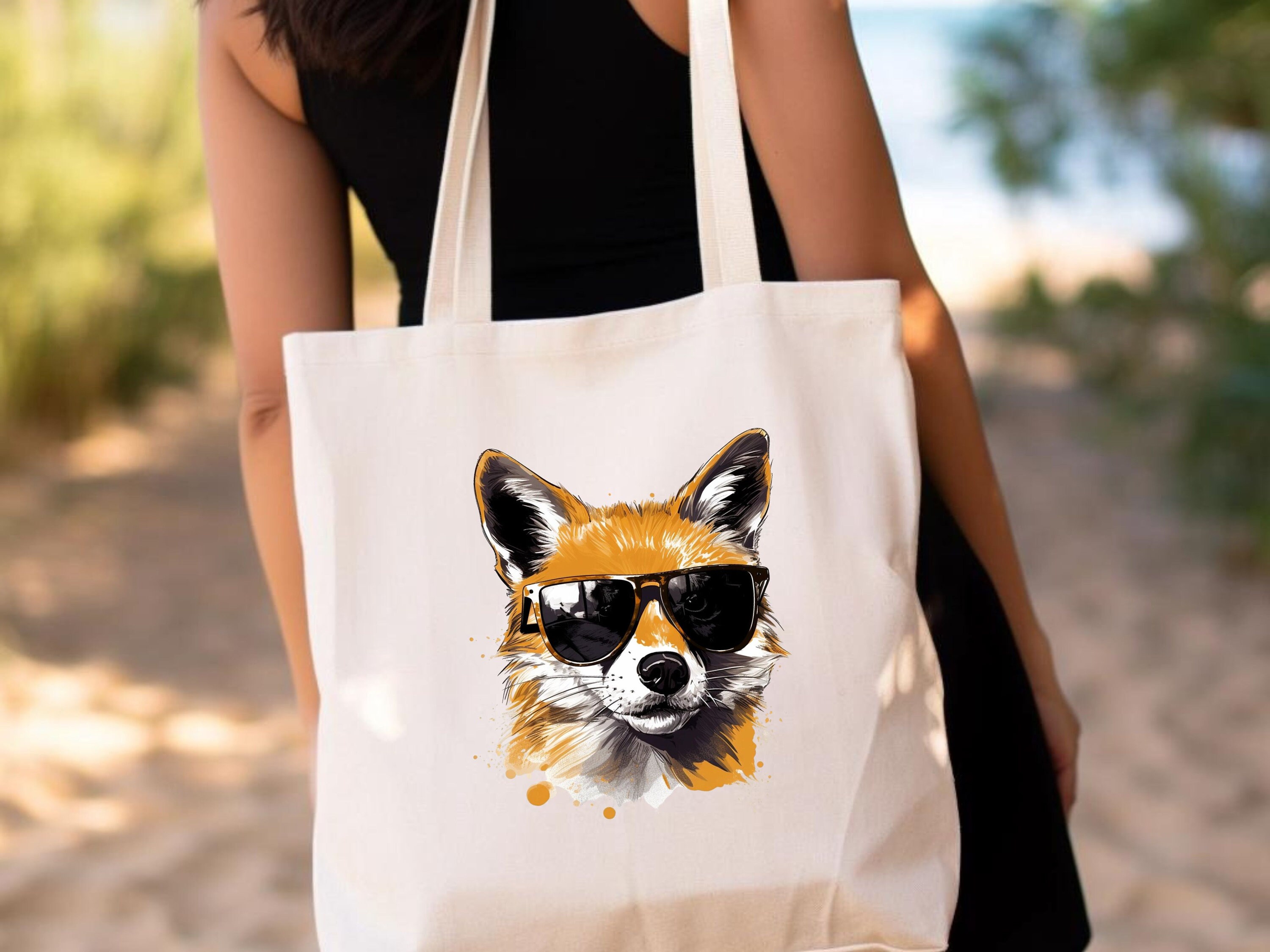 Funky Fox SVG Woodland Animals PNG, Digital File High Quality Artwork ...