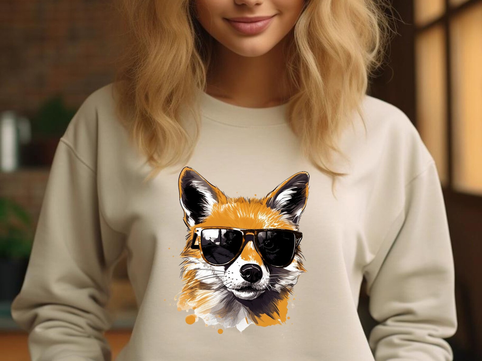 Funky Fox SVG Woodland Animals PNG, Digital File High Quality Artwork ...