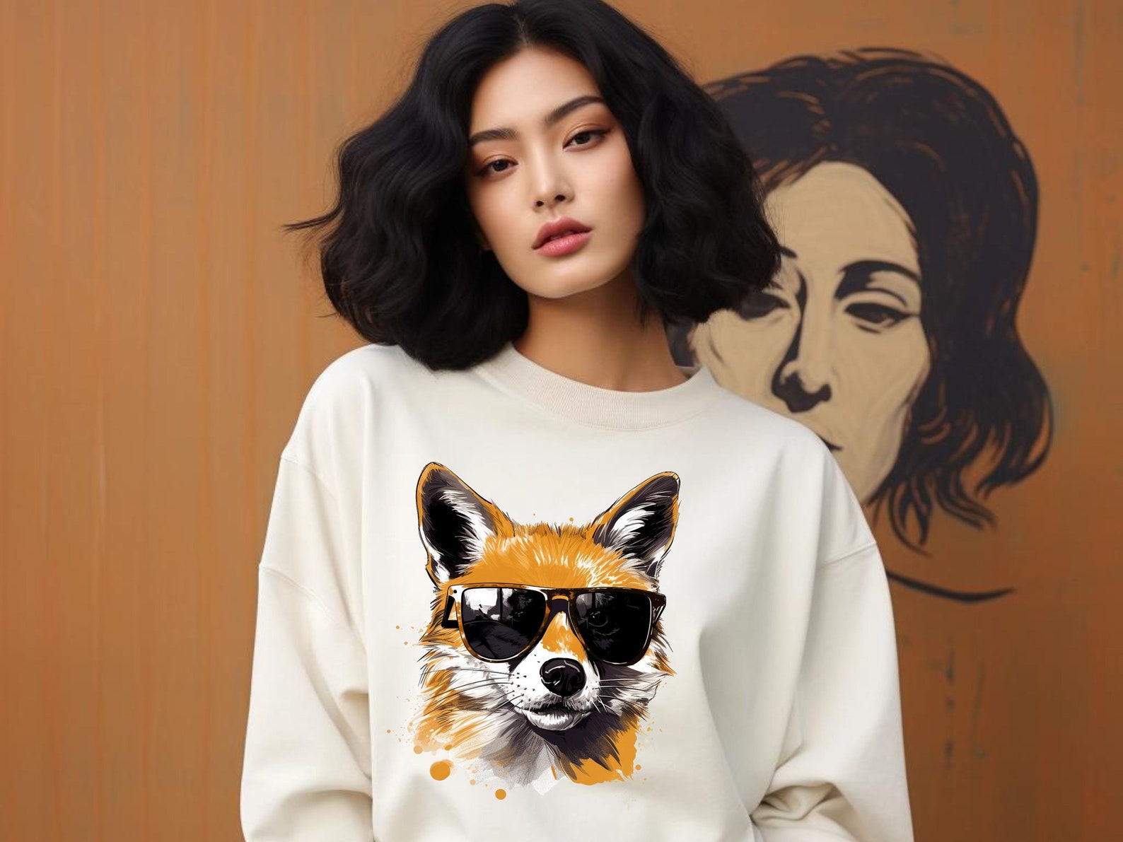 Funky Fox SVG Woodland Animals PNG, Digital File High Quality Artwork ...