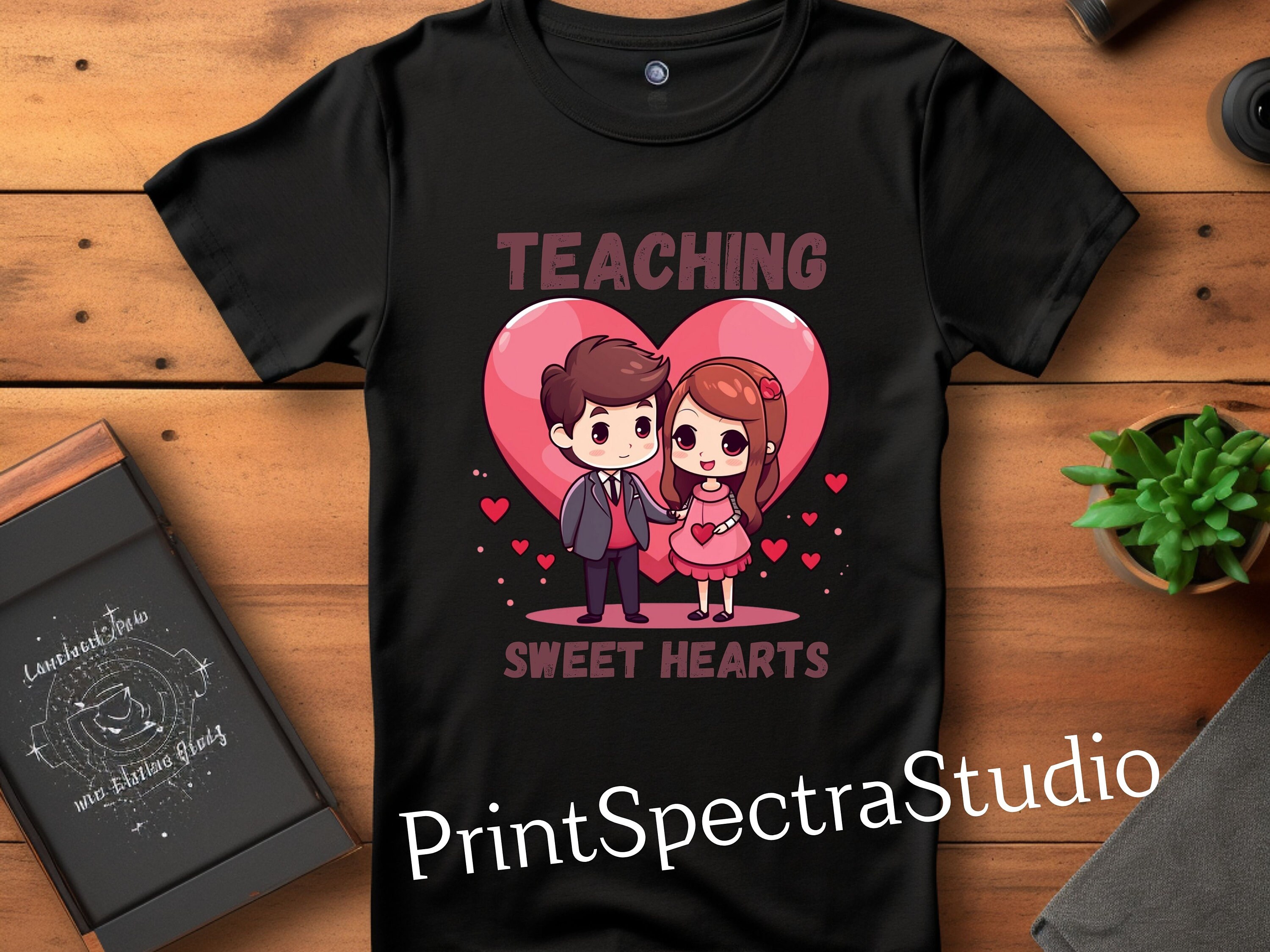 Teaching Sweethearts Png, Teacher Valentines Png, Valentines Png, Retro ...