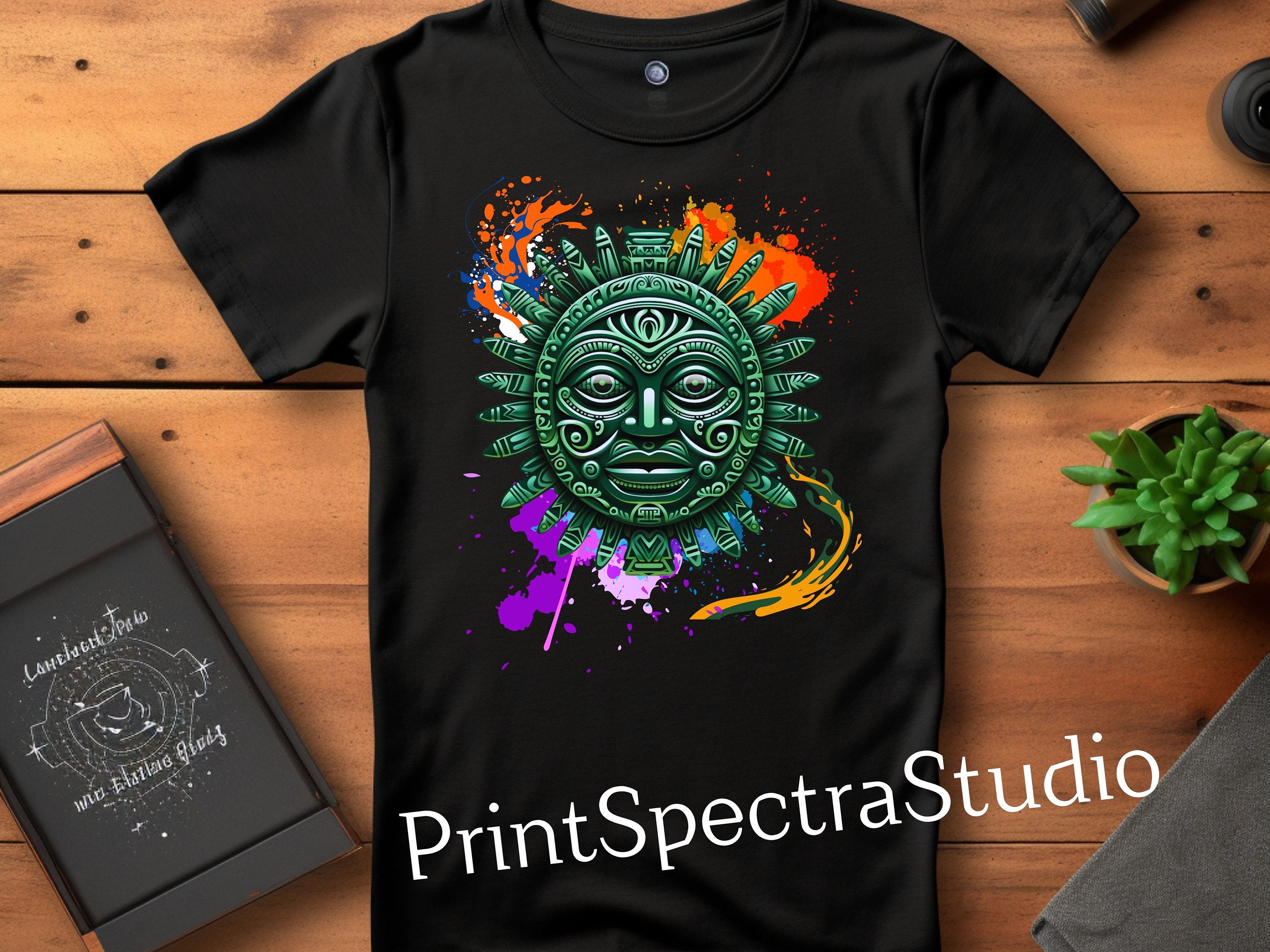 Mask Watercolor PNG Transparent Background Mayan Masks Clipart PNG ...