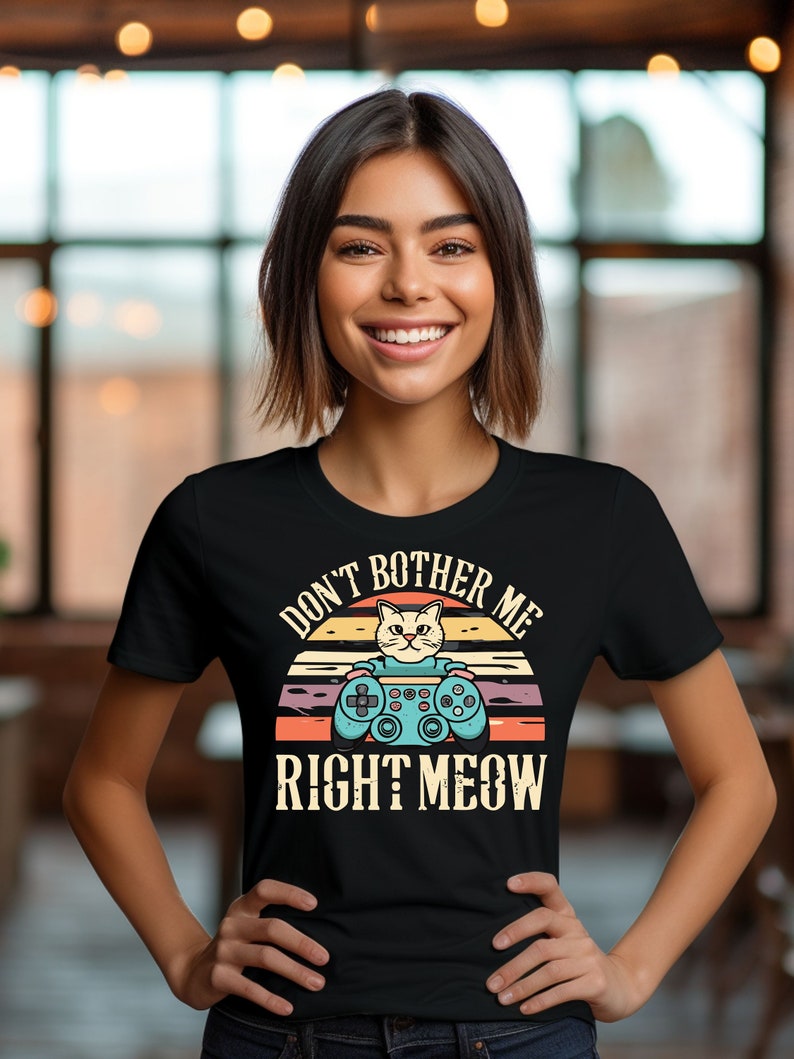 Gamer Cat PNG Cut File Funny Nerd Geek Cat Video Games Cutting File ...