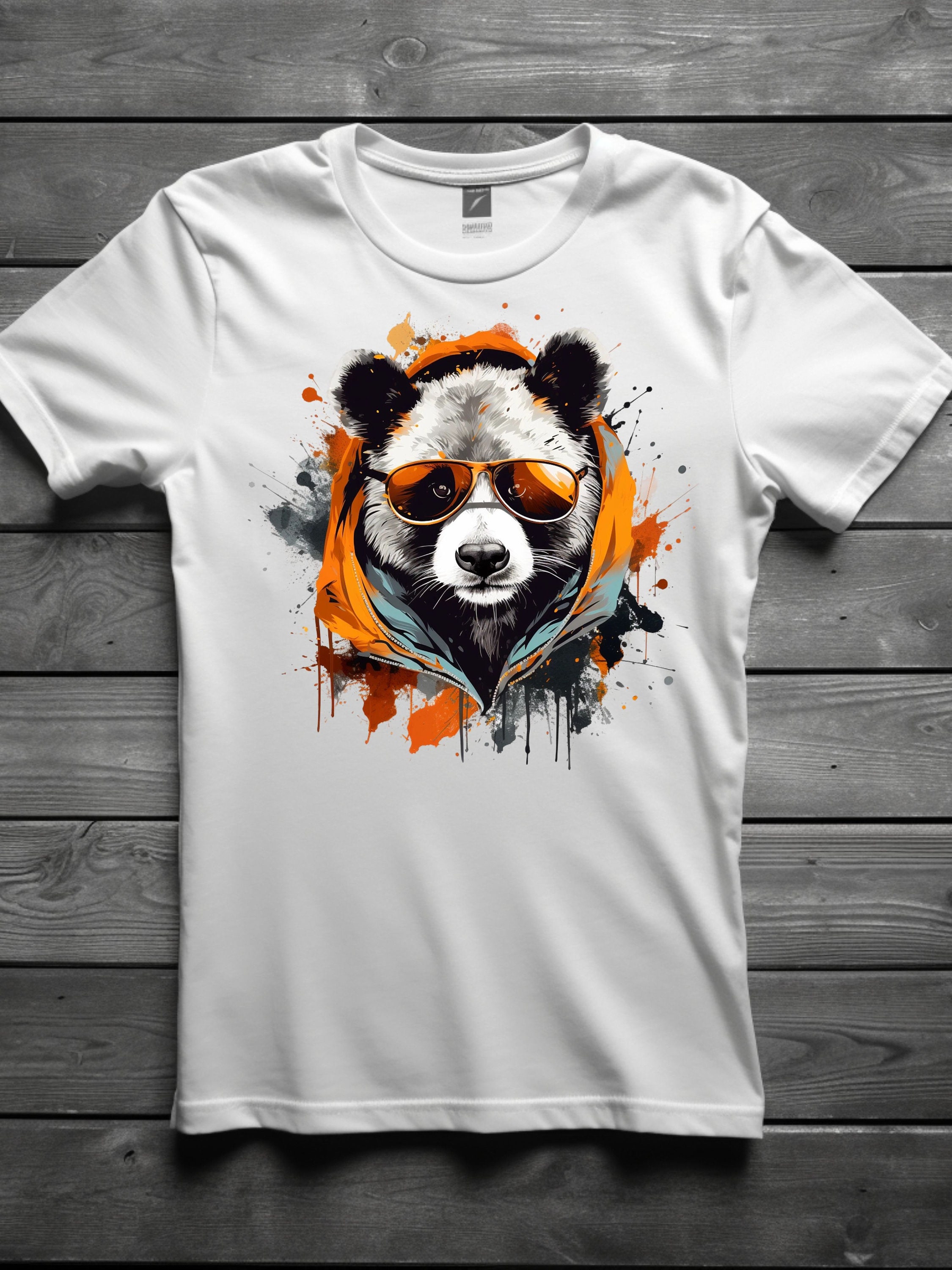 Hip Hop Panda Png, T-shirt Designs, Panda Sublimate Designs, Urban ...
