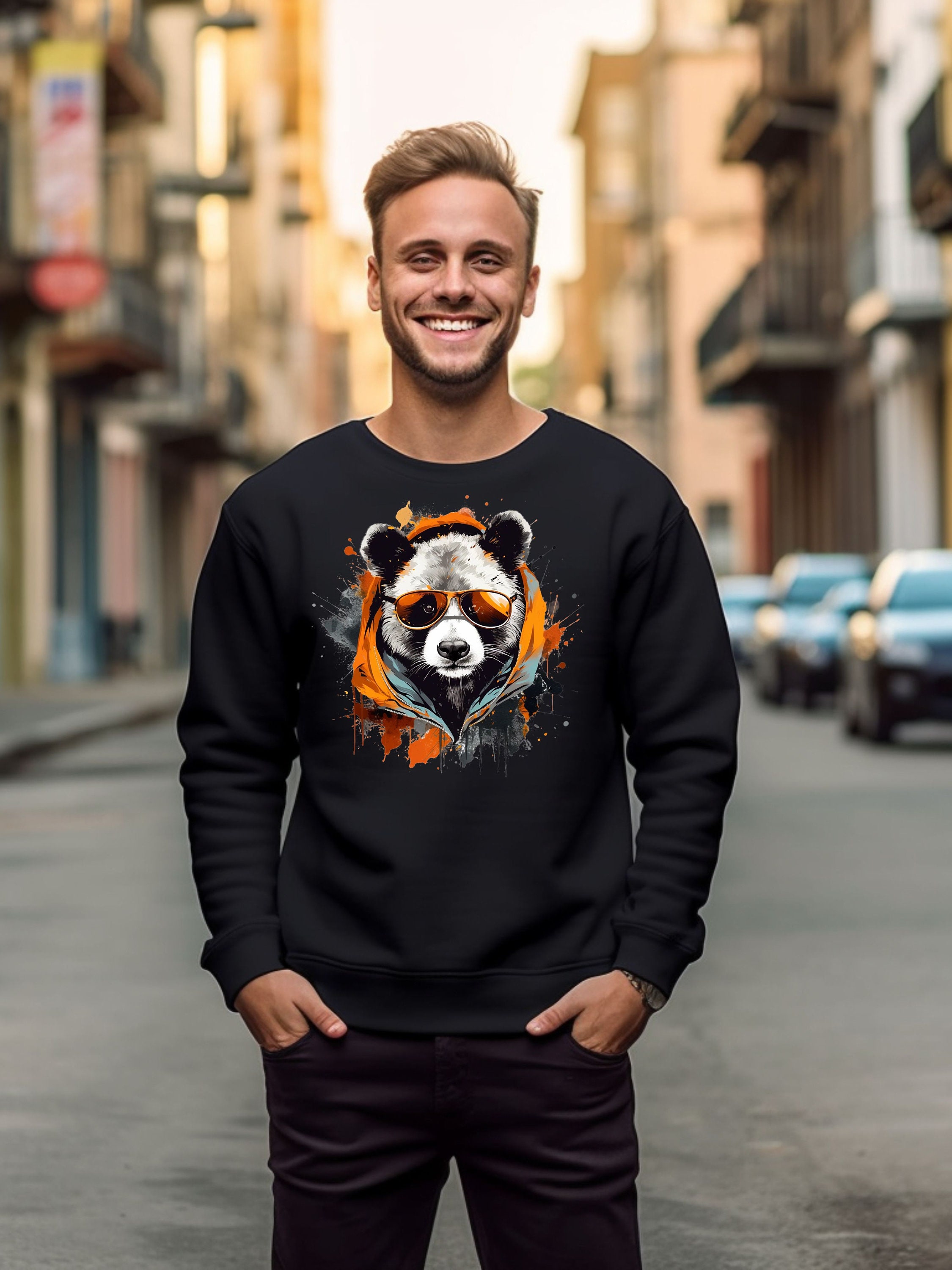 Hip Hop Panda Png, T-shirt Designs, Panda Sublimate Designs, Urban ...
