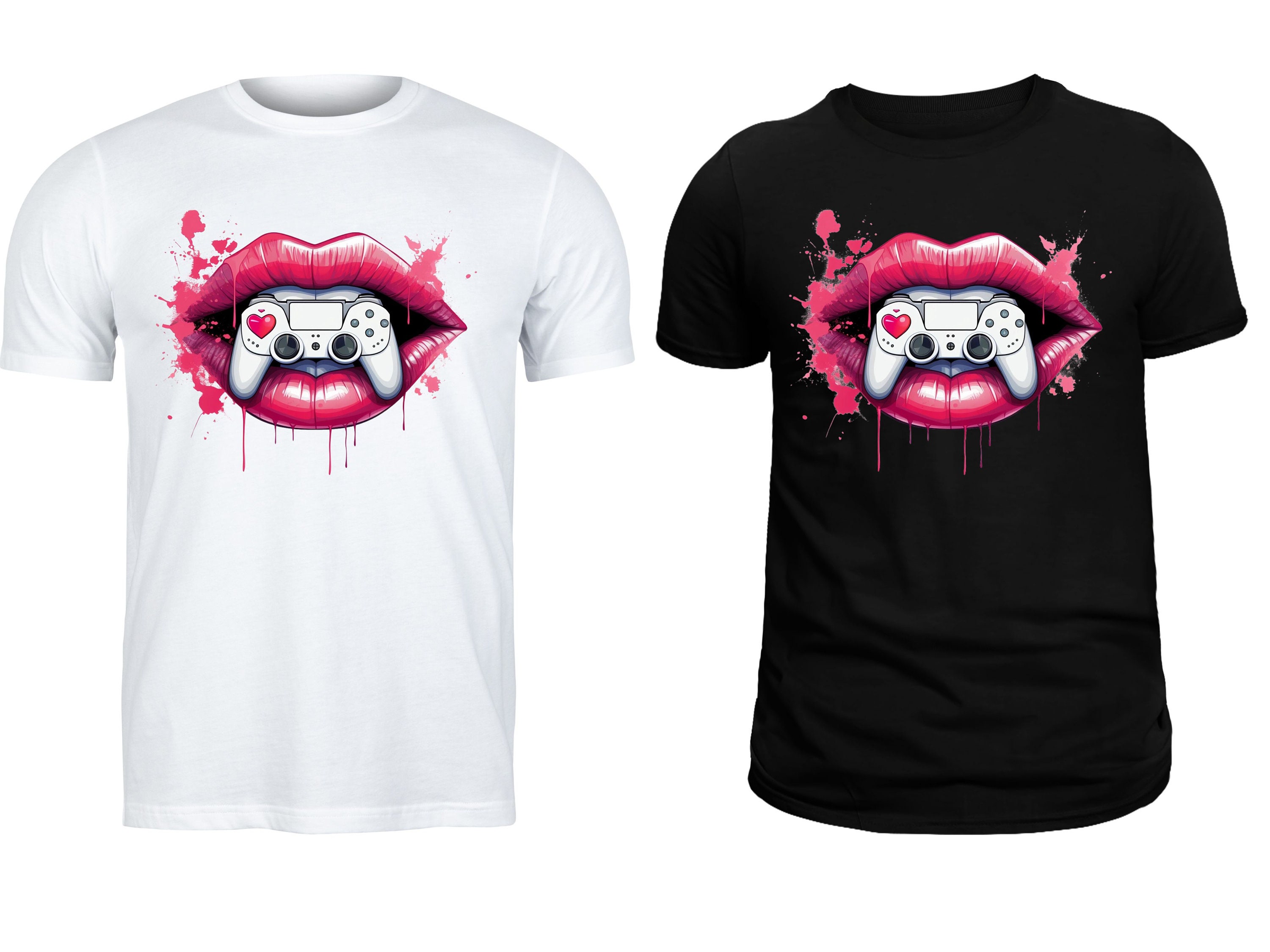 Lips SVG Red Lips Game Joystick PNG Kiss SVG Digital - Etsy