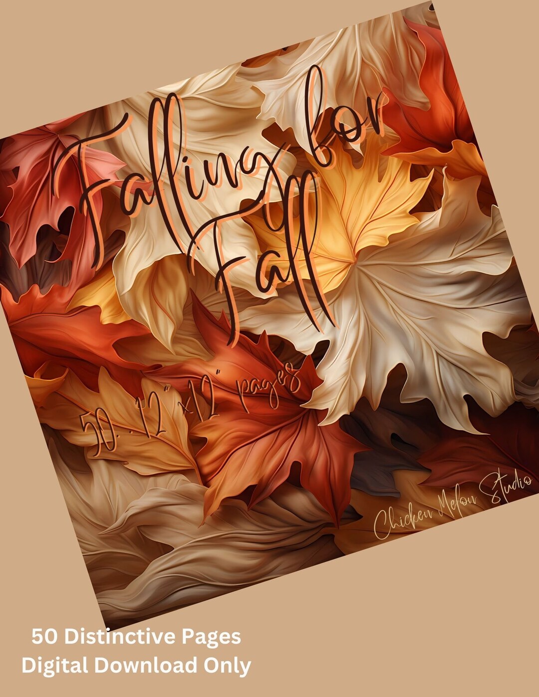 Falling for Fall 6x6 Digital Paper Pack - Etsy