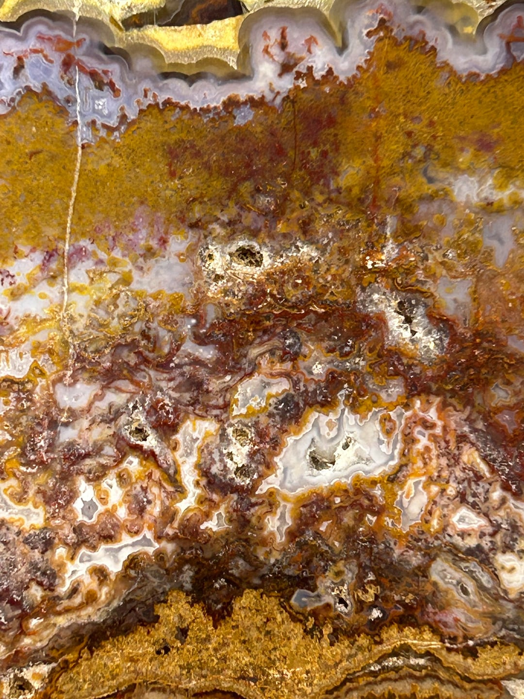 Polished Cathedral Agate Slab, Polished Agate Display Specimen - Etsy