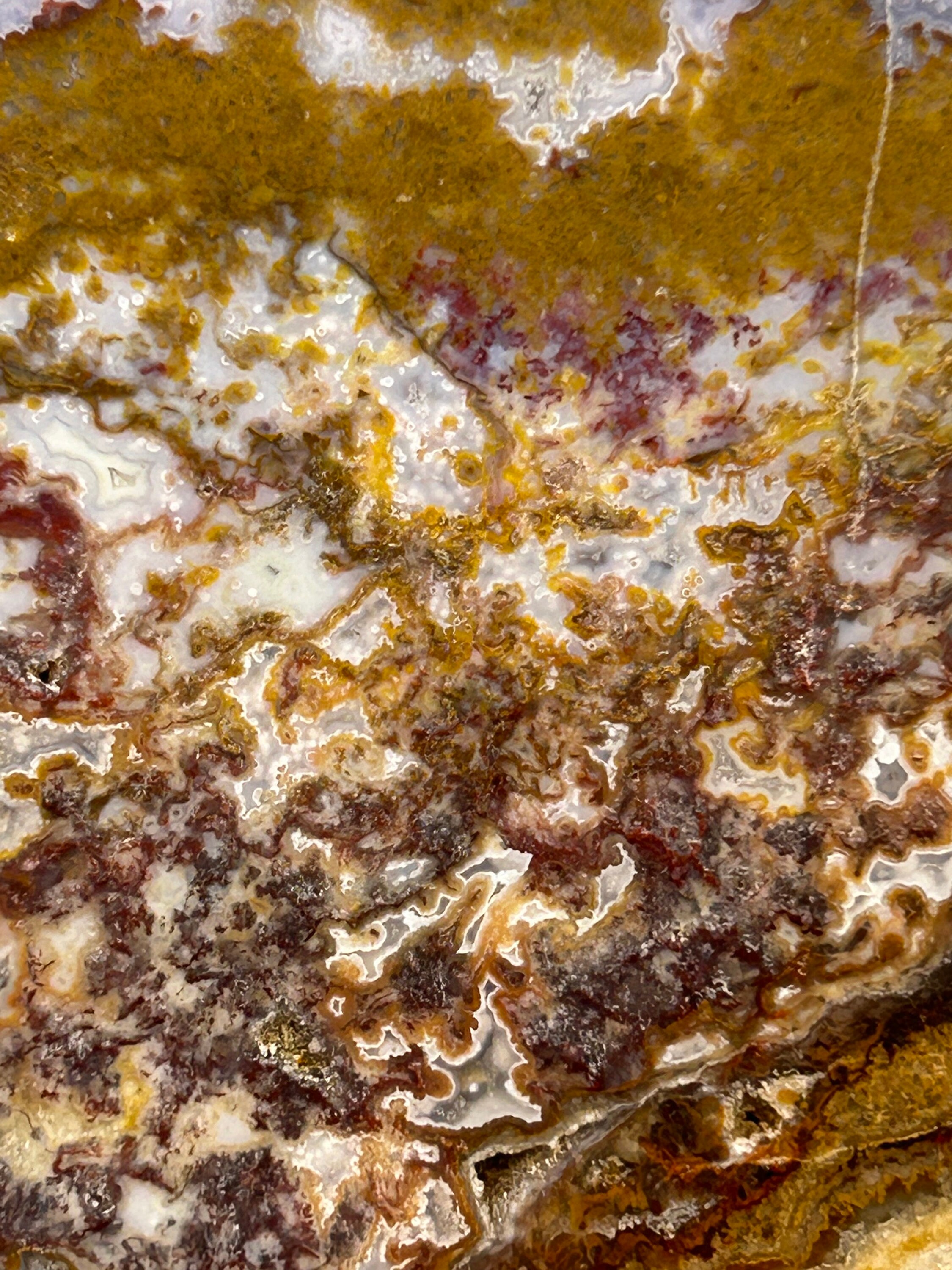 Polished Cathedral Agate Slab, Polished Agate Display Specimen - Etsy