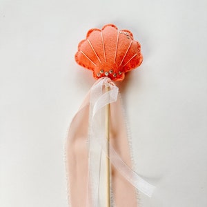 Coral Sea Shell Wand | Whimsical Kids, Magic Wand, Make Believe Decor ...
