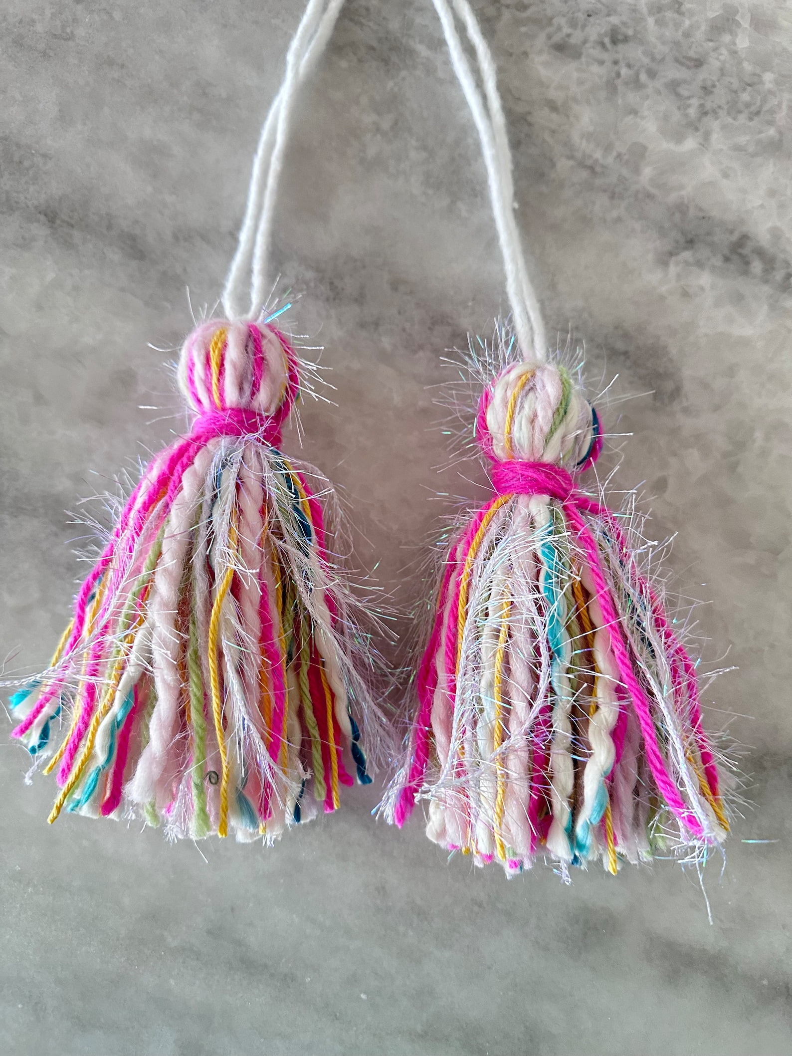 Short Colorful Tassel Set | Gift Tassel, Boho Tassel, Whimsy Bauble ...