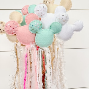 Pink Mouse Inspired Wand Whimsical Kids Magic Wand Make Believe Decor
