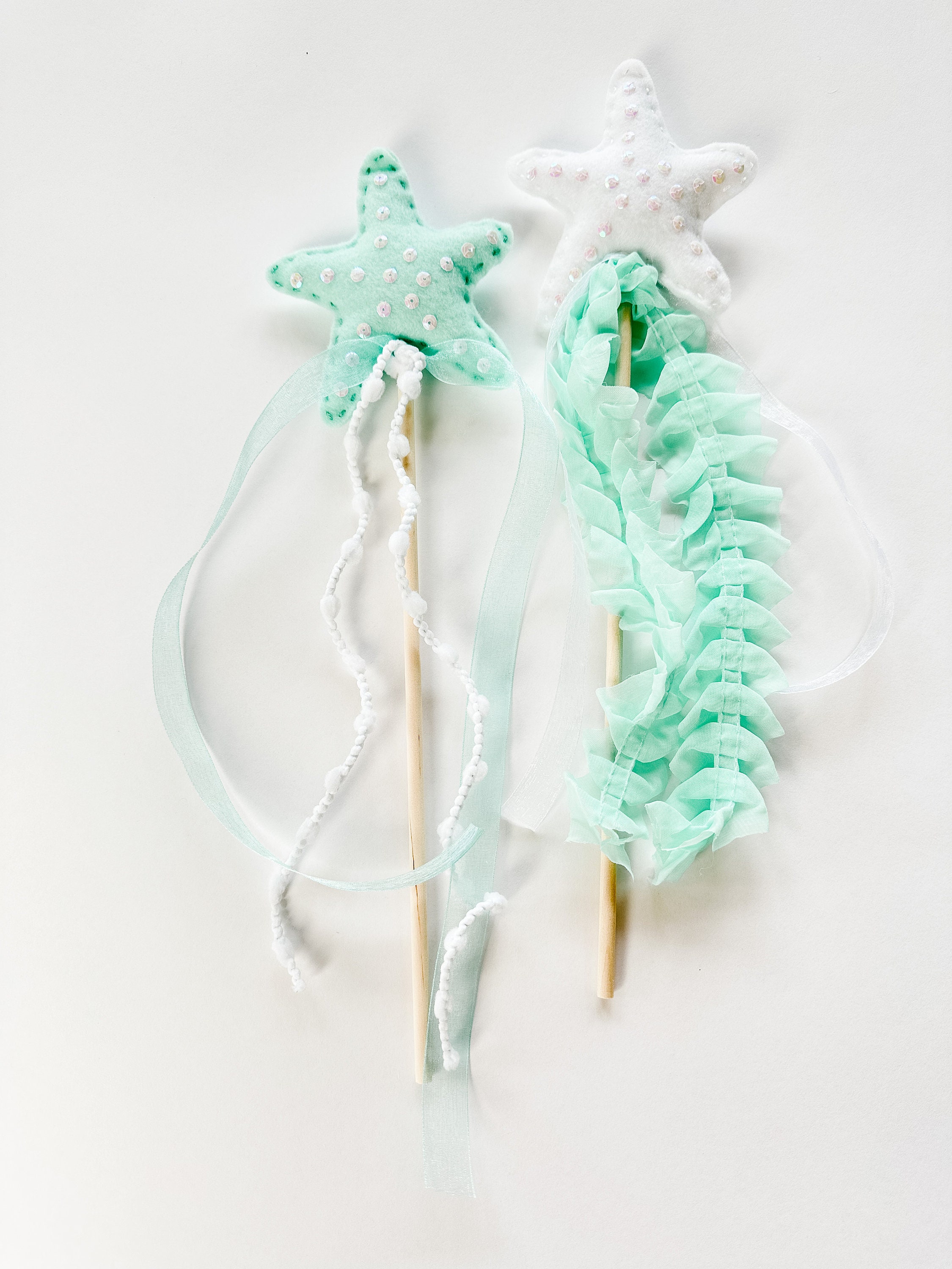 White Star Fish Wand | Whimsical Kids, Magic Wand, Make Believe Decor ...