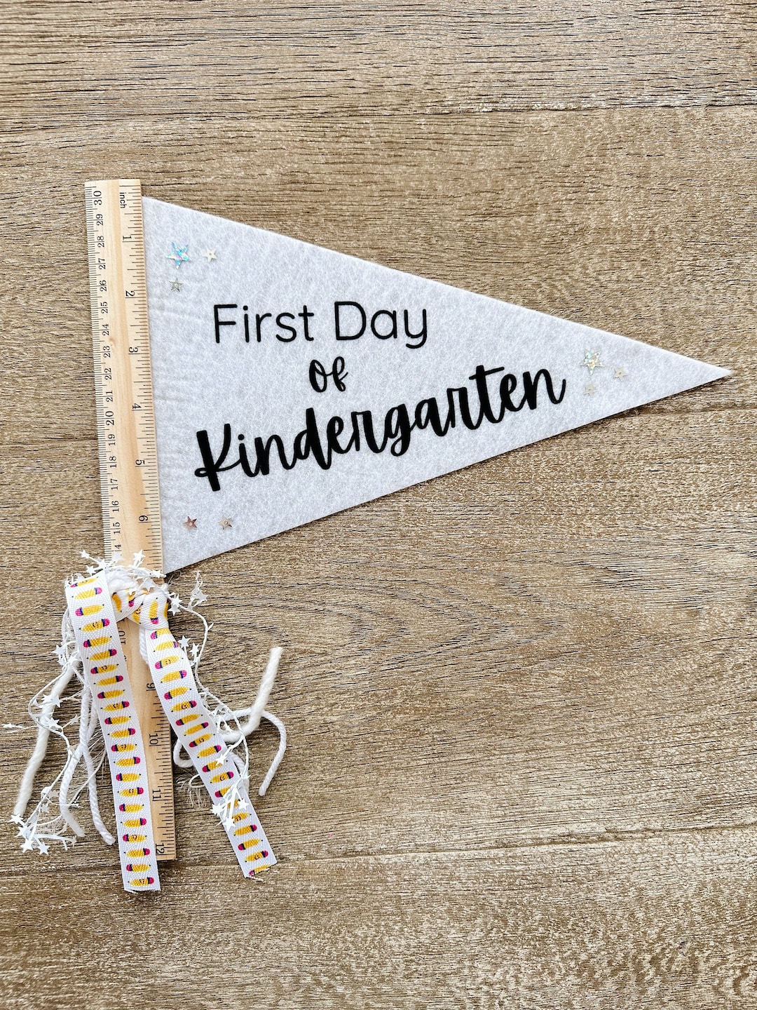 First Day of School Flag CUSTOMIZE GRADE LEVEL Photo Prop - Etsy