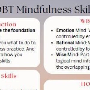 DBT Skills Cheat Sheets Bundle-all 4 Skills Groups - Etsy