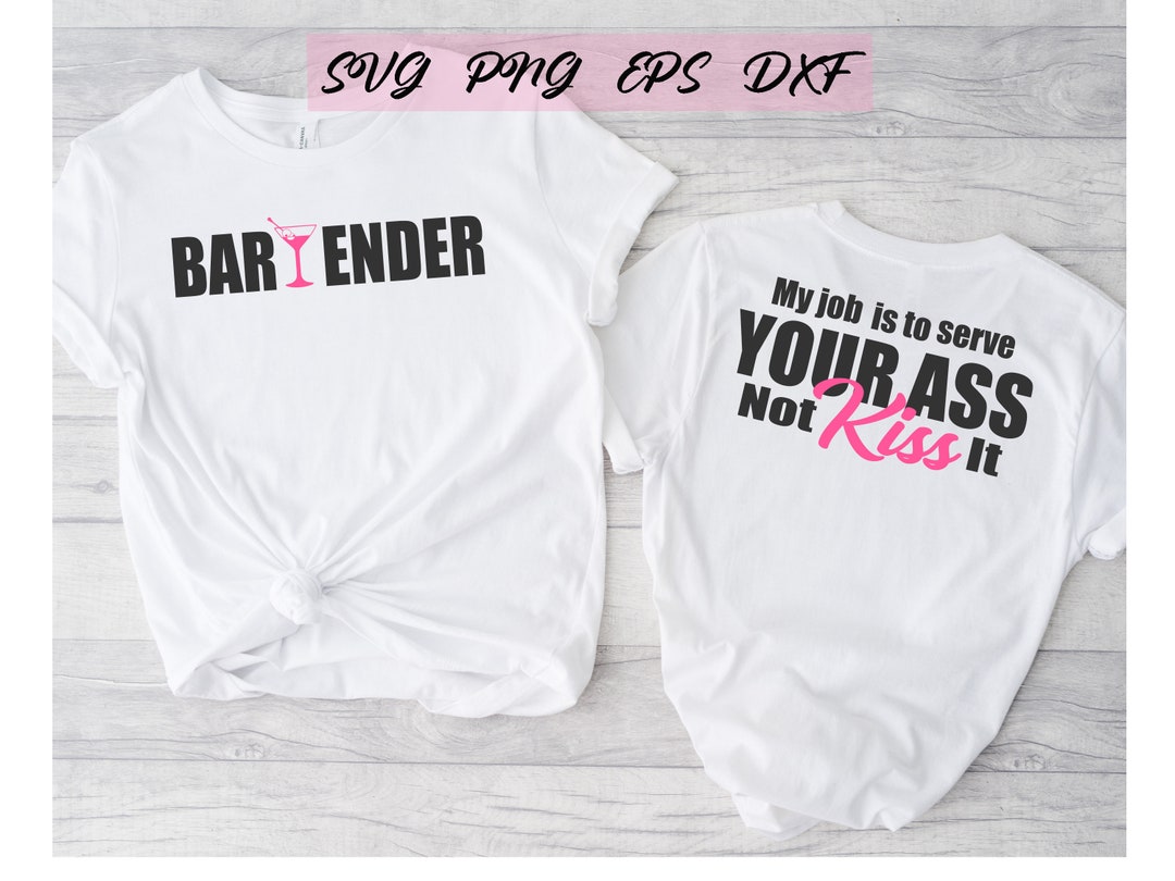 Bartender Serve Your Digital Design Svg, Png, Eps, Dxf - Etsy