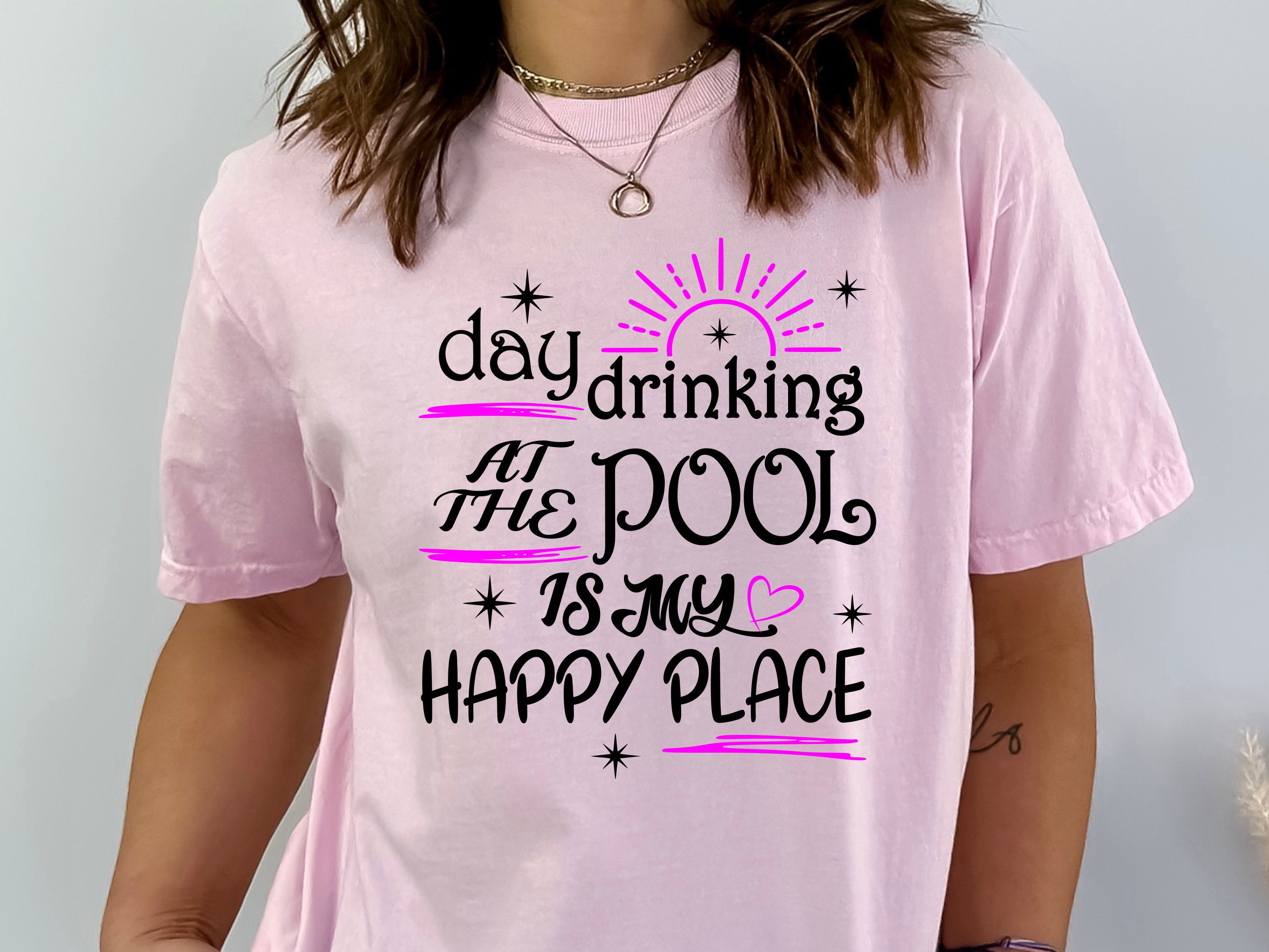 Day Drinking at the Pool Svg, Summer Svg, Pool Svg, Drinking, Vacation ...