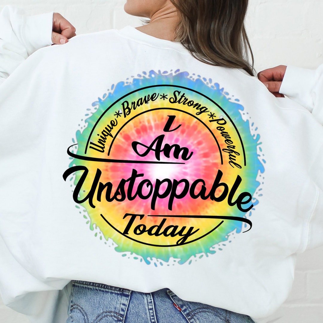 I Am Unstoppable Digital Design PNG Only - Etsy