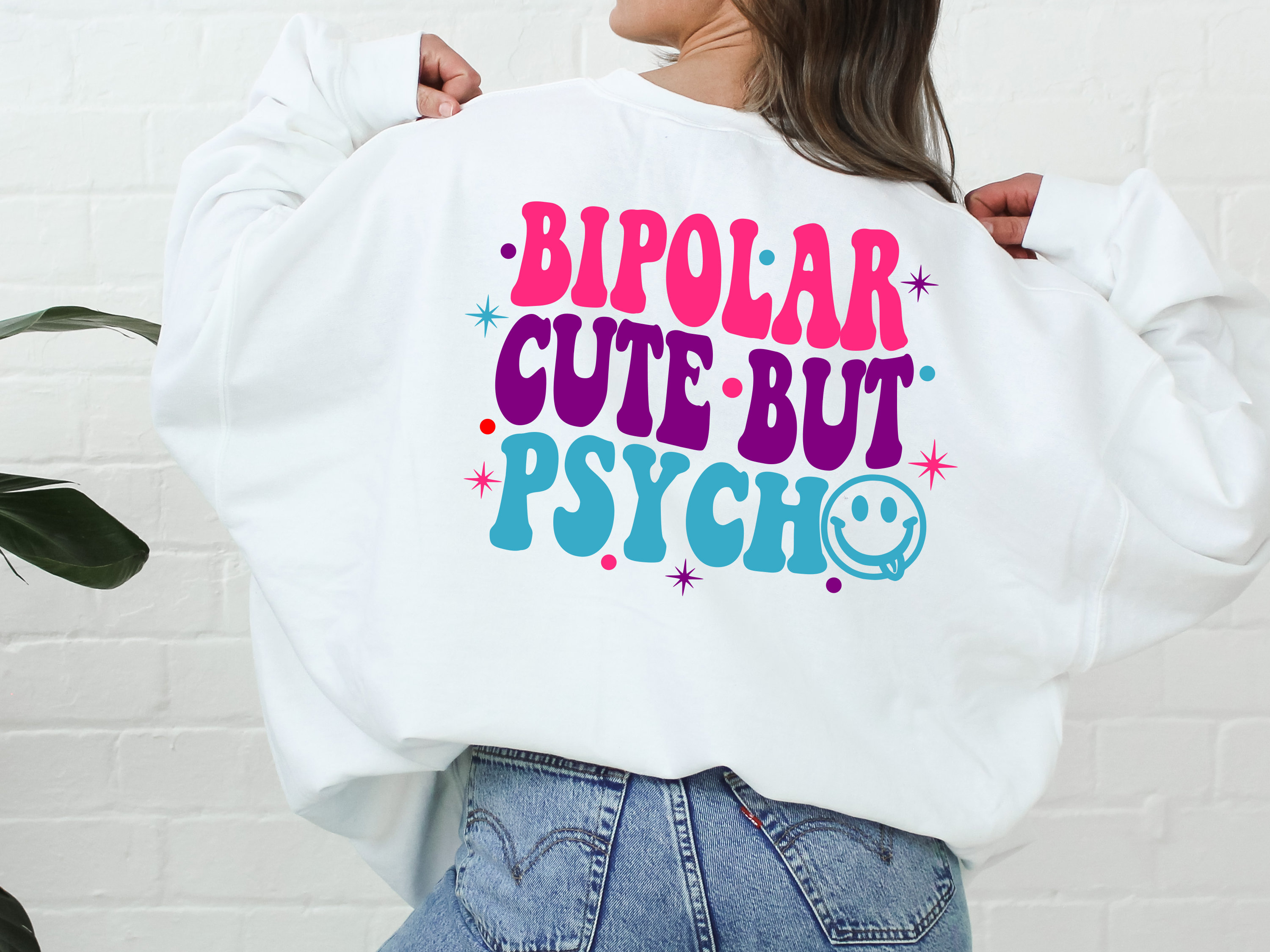 Bipolar Cute but Psycho Digital Design, Bipolar Svg, Cricut, Anxiety ...