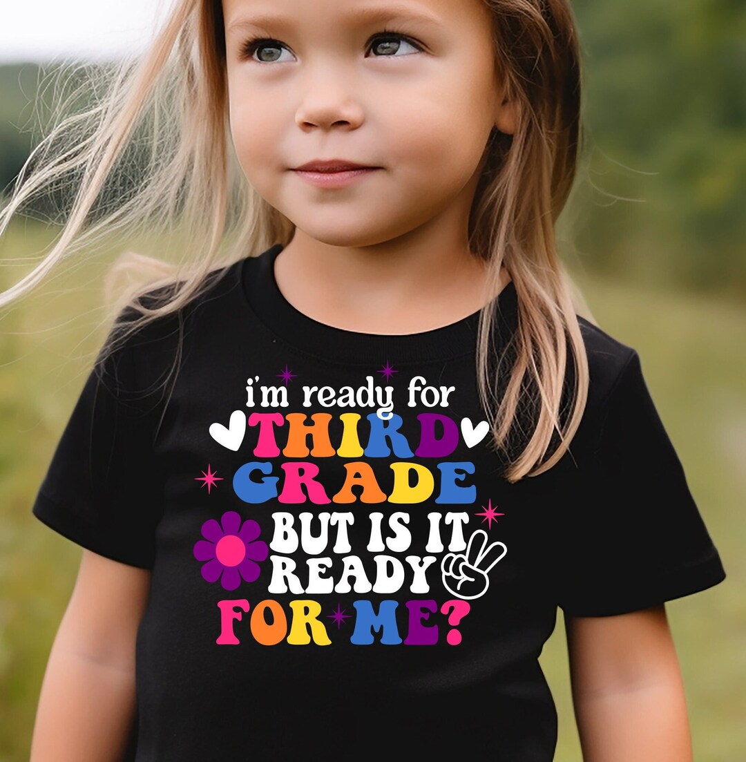 Groovy Ready for Third Grade Digital Design, Svg, School Svg, Third ...