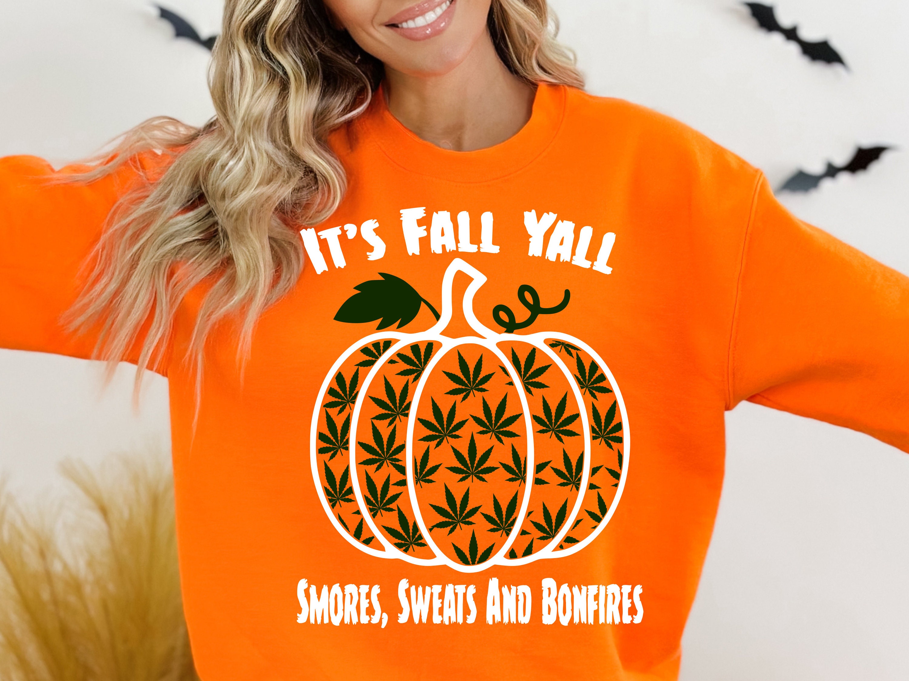 It's Fall Yall Digital Design, Fall Svg, Pot Leaf, Fall Leaves, Adult ...