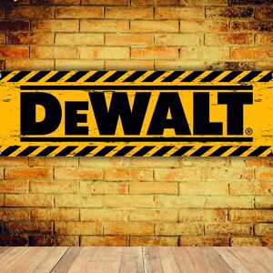 Dewalt Banner Vinyl Garage Sign,office or Showroom, Flag, Racing Poster ...