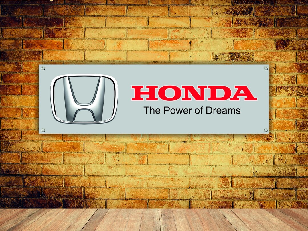 Honda Logo Banner Vinyl Garage Sign,office or Showroom, Flag, Racing ...
