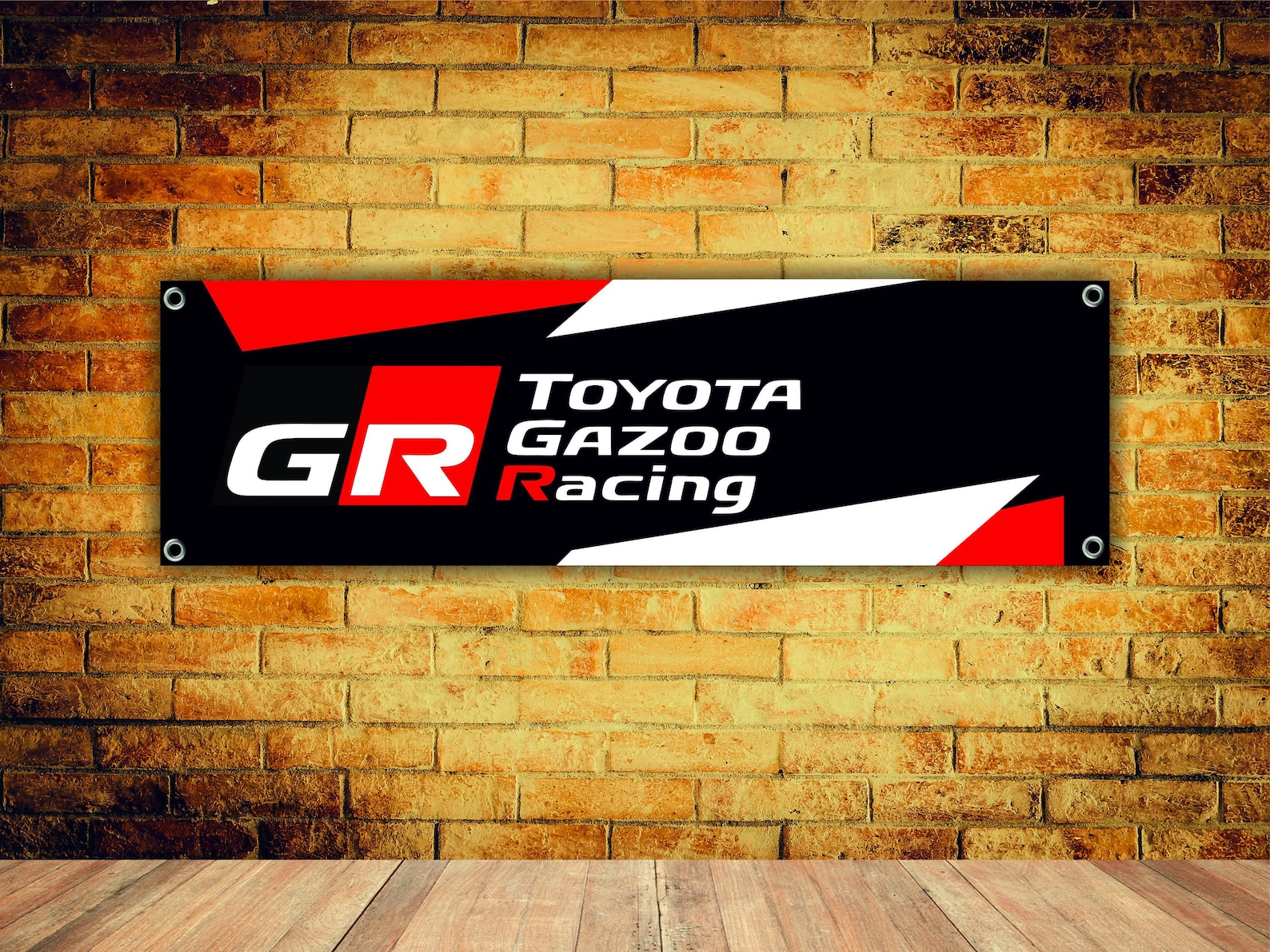 TOYOTA Gazoo Racing Banner Vinyl Garage Sign,office or Showroom, Flag ...