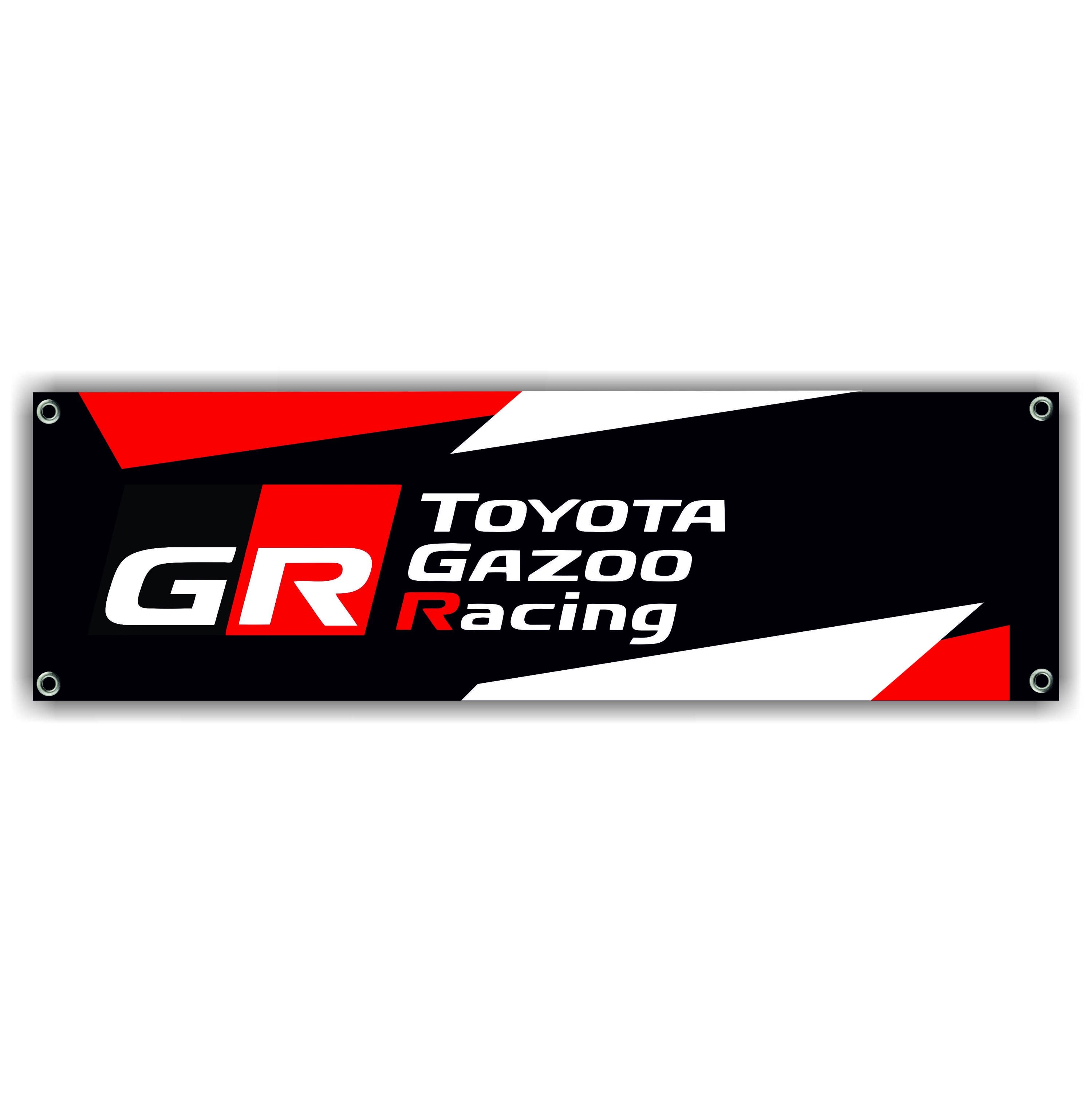 TOYOTA Gazoo Racing Banner Vinyl Garage Sign,office or Showroom, Flag ...