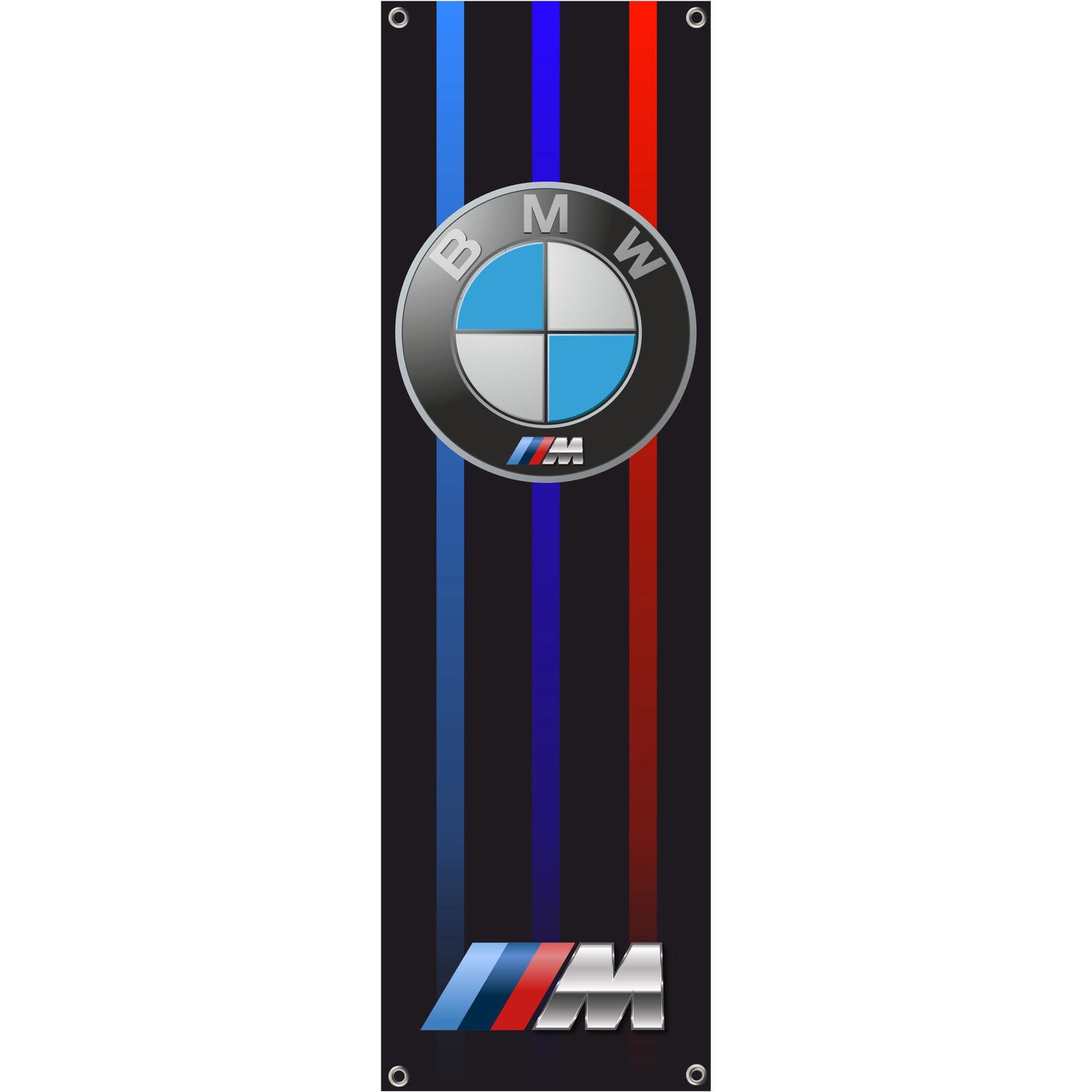 BMW M Logo Banner Vinyl Garage Sign,office or Showroom, Flag, Racing ...