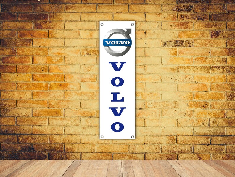 VOLVO Logo Banner Vinyl Garage Sign,office or Showroom, Flag, Racing ...
