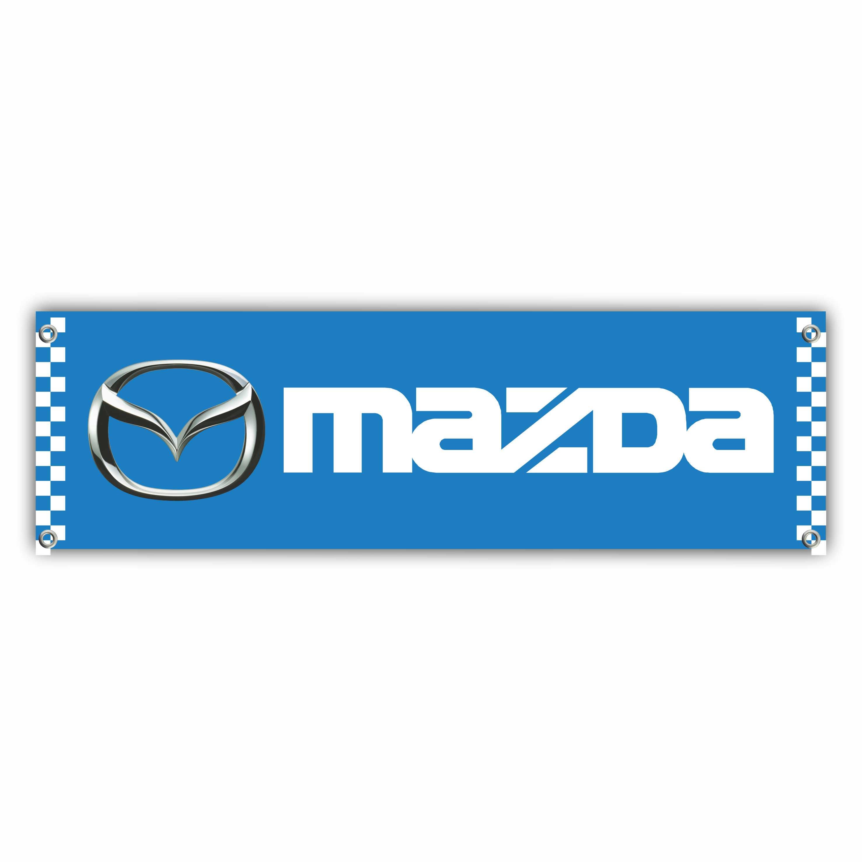 Mazda Logo Banner Vinyl Garage Sign,office or Showroom, Flag, Racing ...