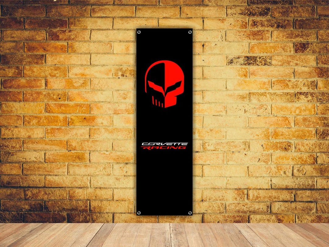 Chevrolet Racing Logo Banner Vinyl Garage Sign,office or Showroom, Flag ...