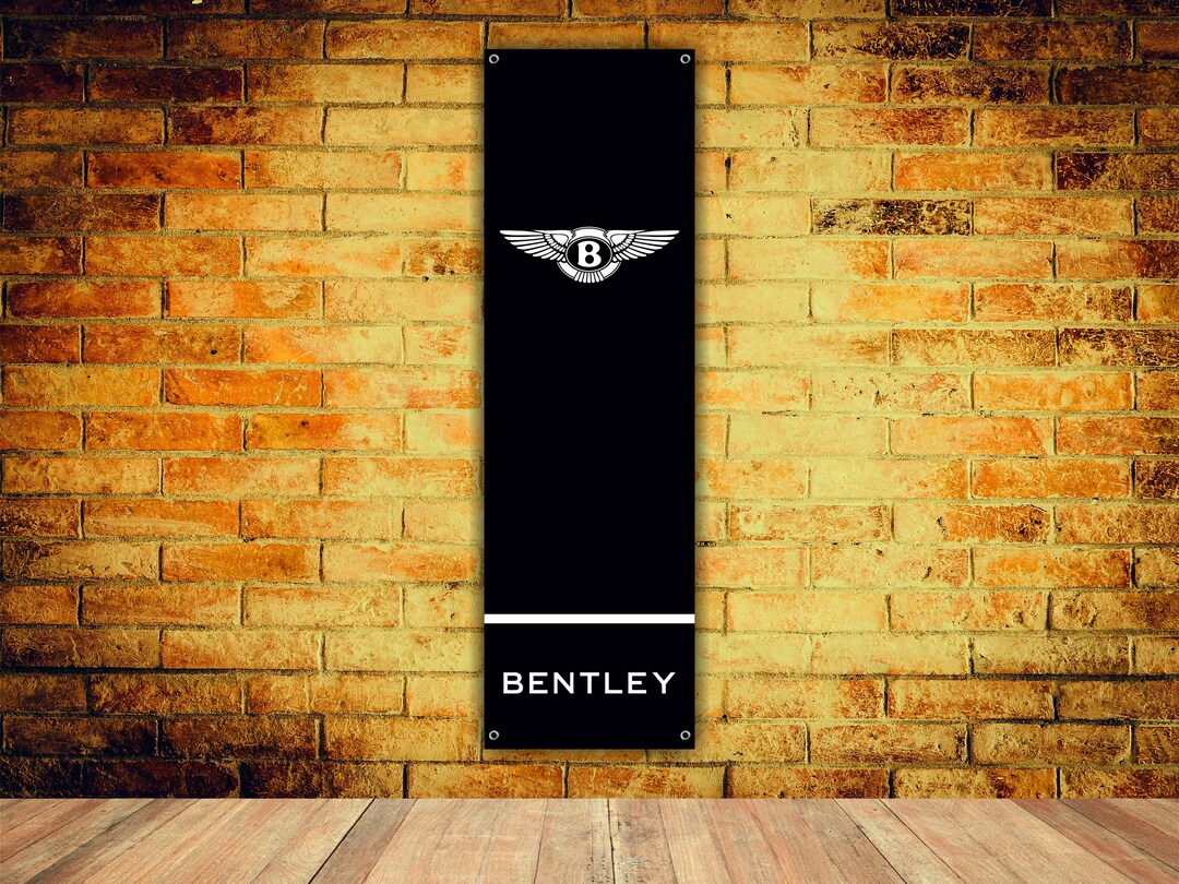 BENTLEY Logo Banner Vinyl Garage Sign,office or Showroom, Flag, Racing ...