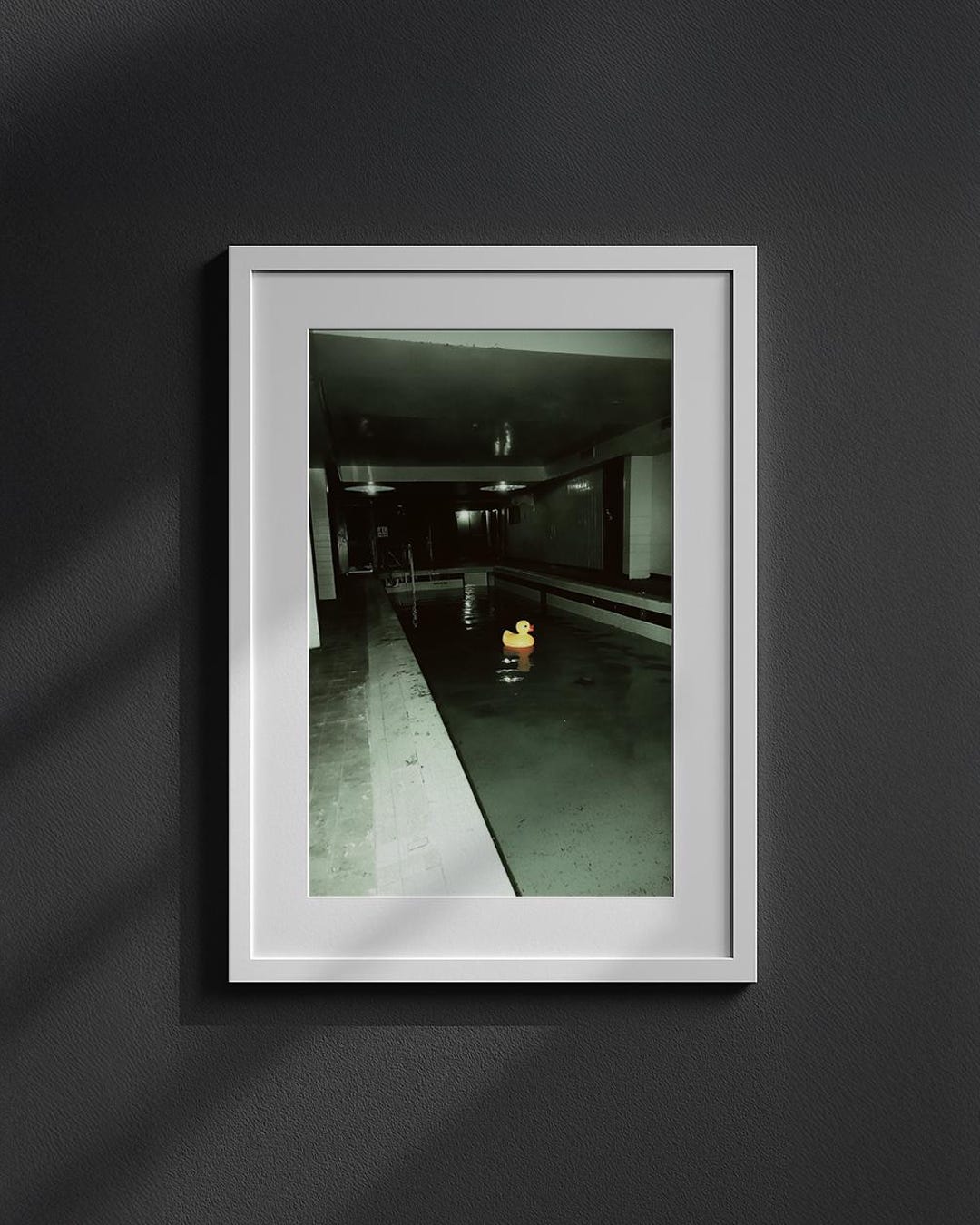 Rubber Duck in Pool Art Print | Liminal Space Poster | Backrooms ...