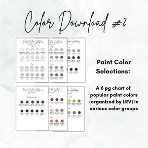 Color Selection Bundle - Homeowners, Builders and Designers - Etsy