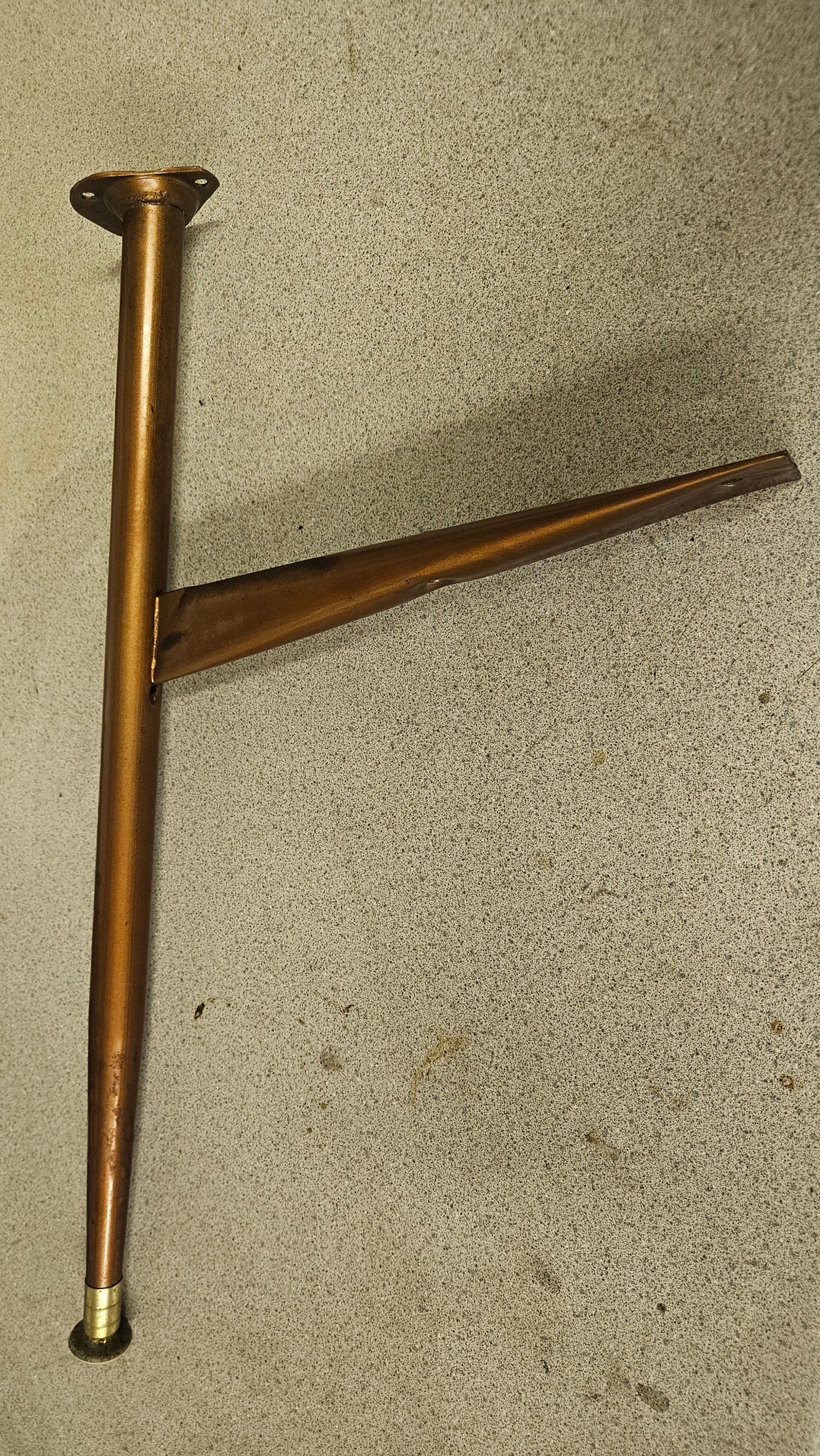 Vintage Mid-century Metal Table Legs reclaimed 20 Total Height - Etsy