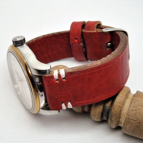 Leather 23mm Watch Strap - Etsy