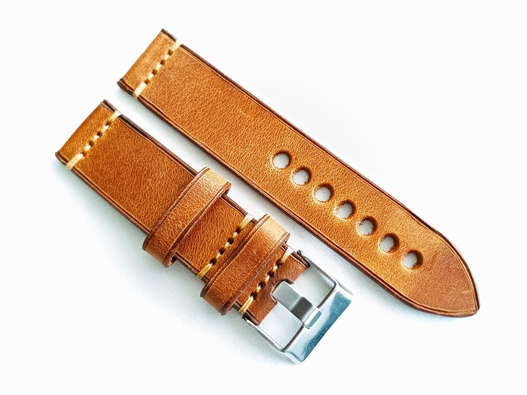 Buy Waxy Cinnamon Color Watch Strap , ,24mm 22mm,21mm,20mm 19mm ,18mm ...