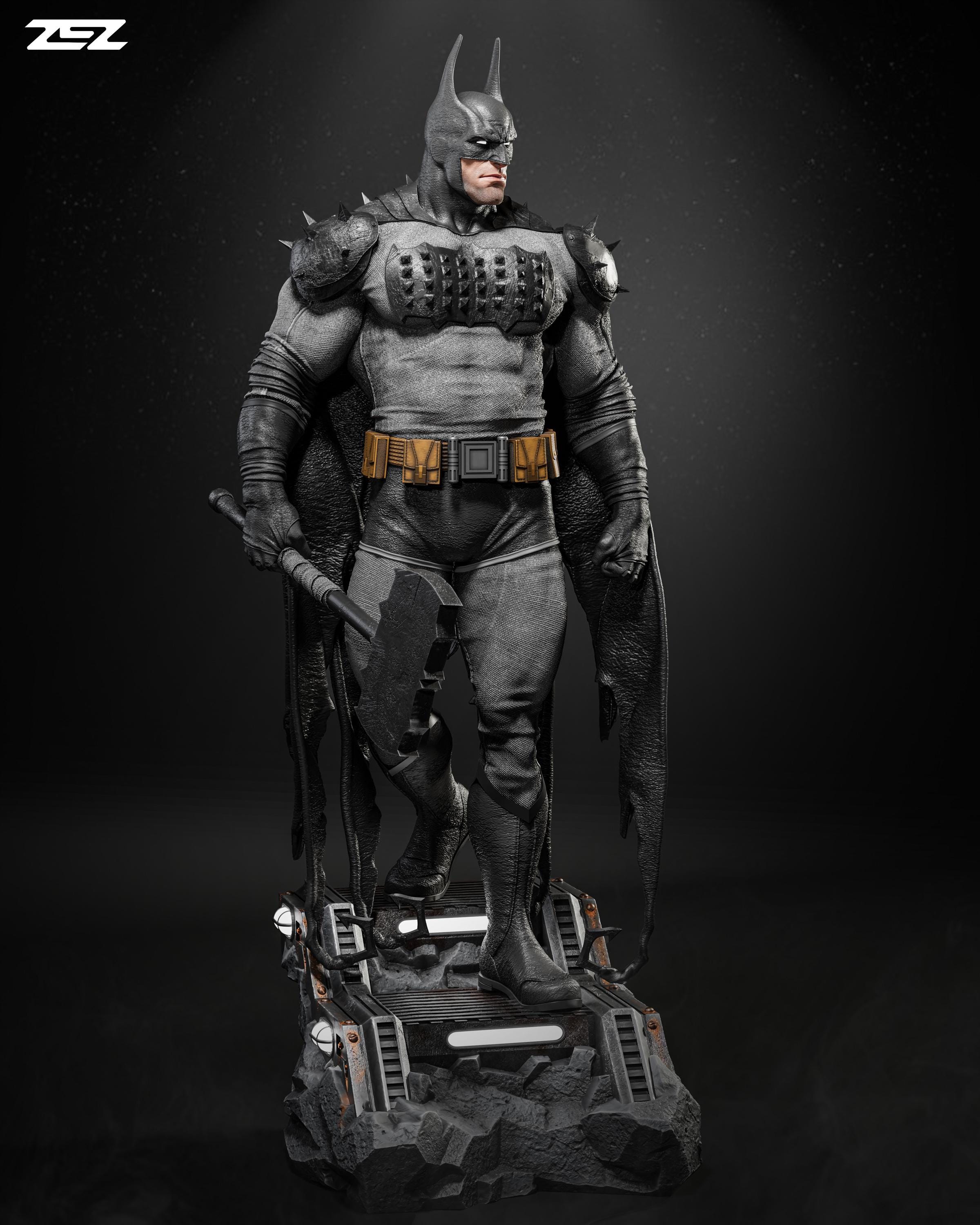 Absolute Bat - 1/6 Scale Statue - Unpainted - Etsy