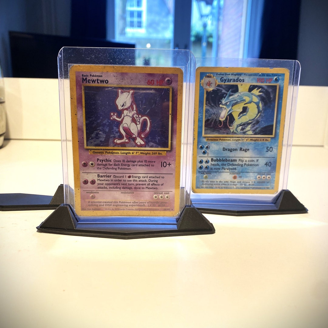 Trading Card Toploader Display 5 Pieces 3D Printed Pokemon Card Stand ...