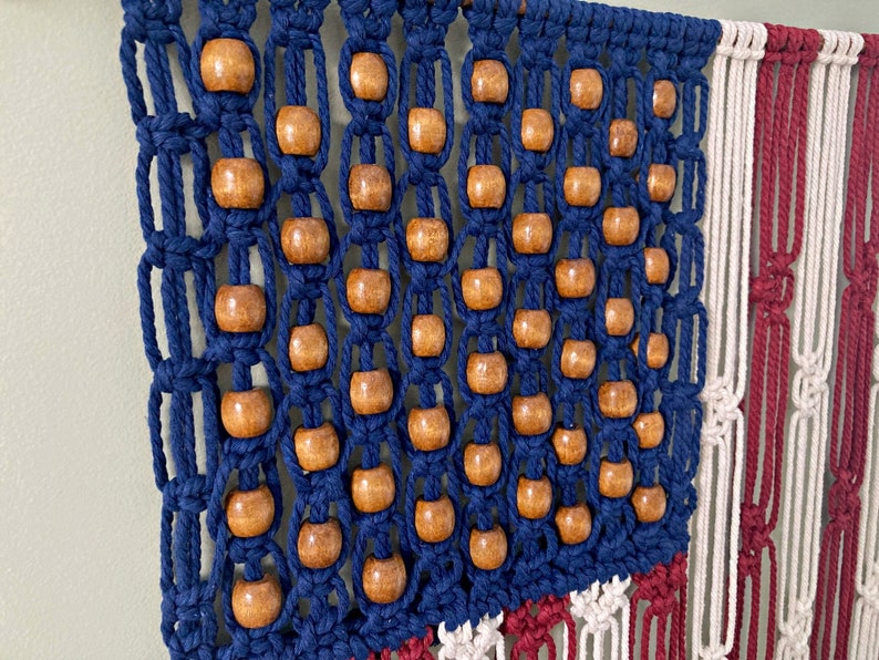 Macrame American Flag - Etsy
