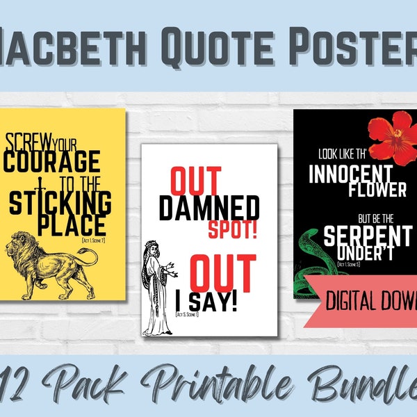 Macbeth Poster - Etsy
