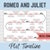 Romeo and Juliet Plot Timeline | English Literature Revision ...