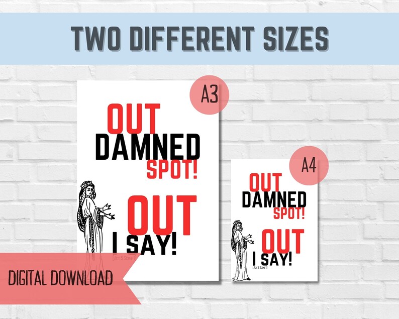 Macbeth Quotations - Key Quotes | Display Posters | Digital Download ...