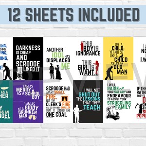 A Christmas Carol Quotations - Key Quotes | Display Posters | Digital ...