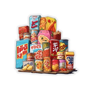 It's Snack Time - Kiss-cut Stickers - Etsy