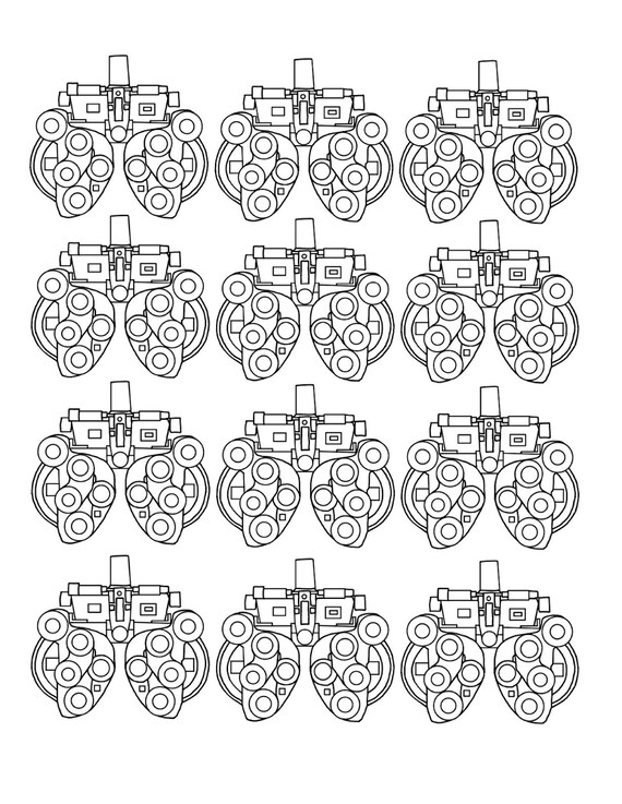 Eye Doctor Coloring Page